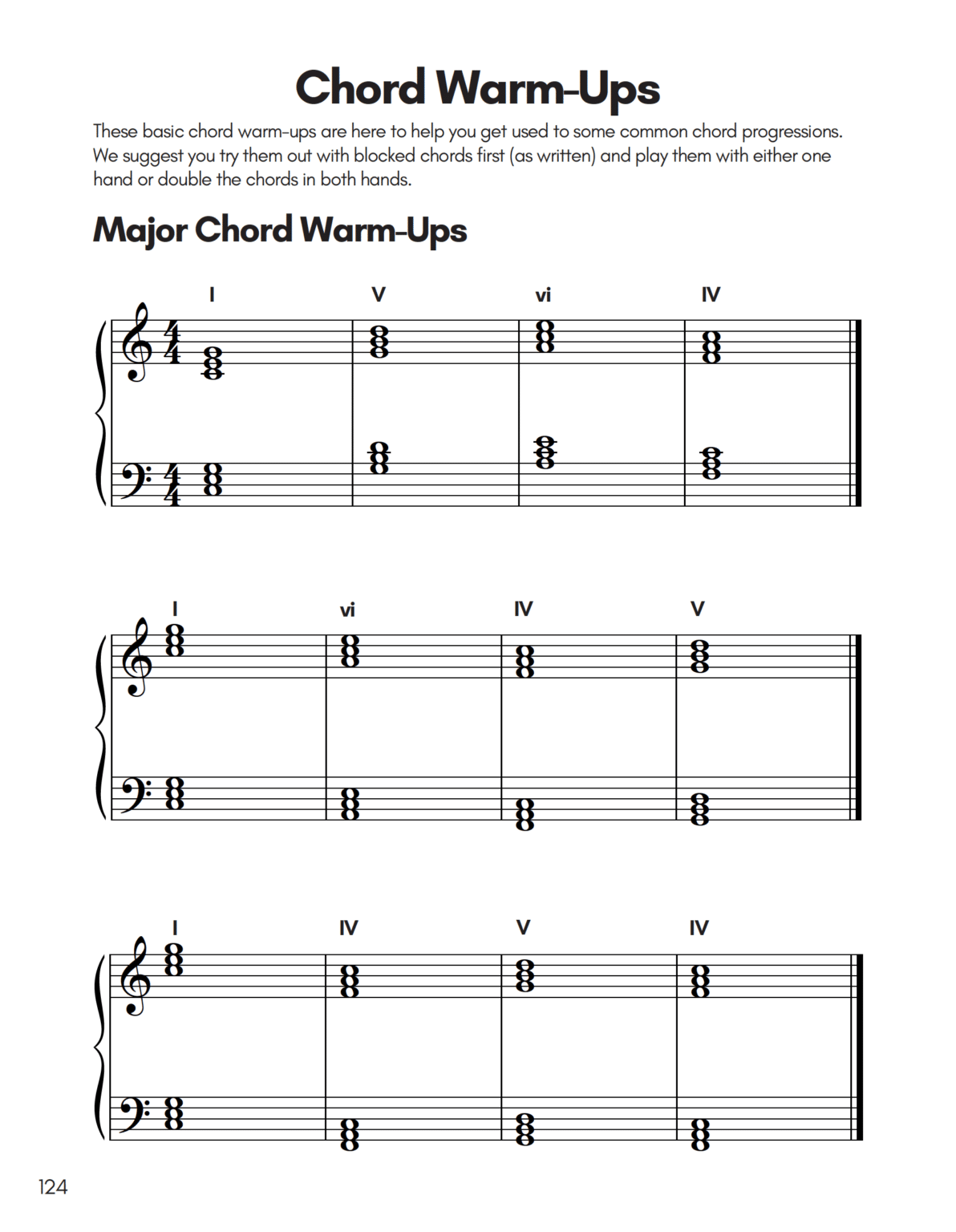 Easy Piano Lead Sheets and Chord Charts - Creative Piano Teacher
