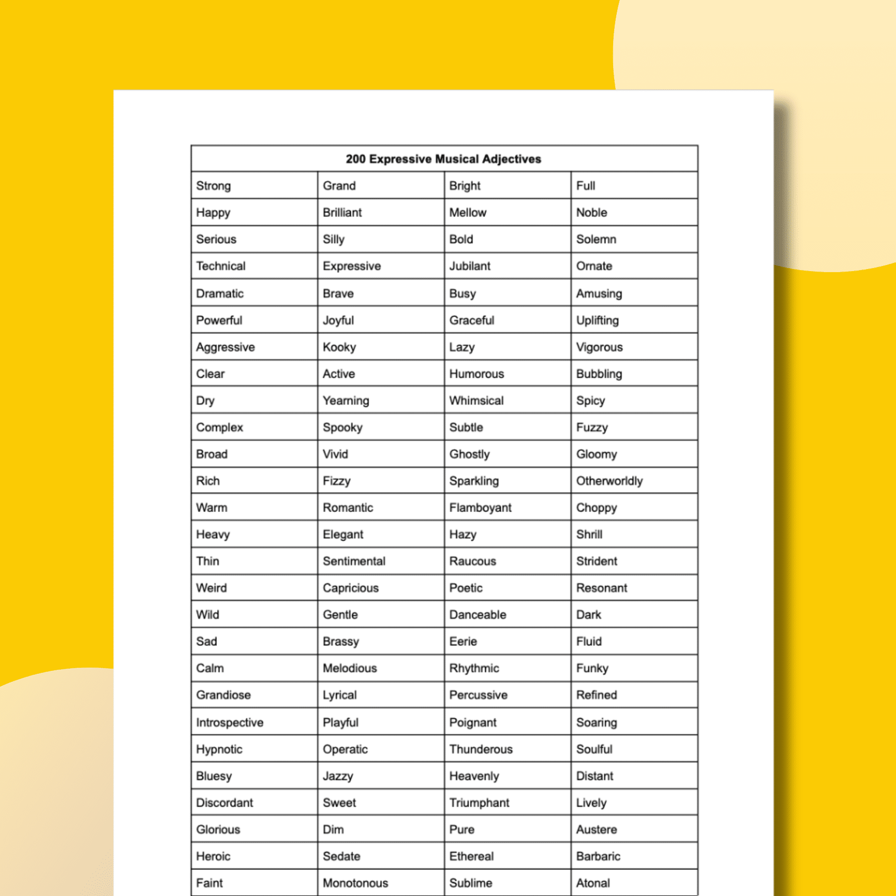 Free Resources - Creative Piano Teacher